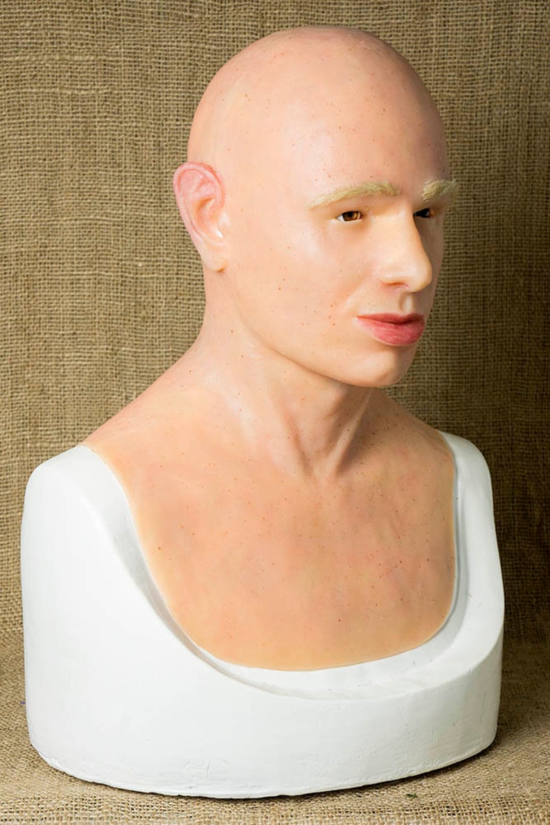Handmade Realistic Silicone Mask: Young Man "hans", Pro Quality - Etsy