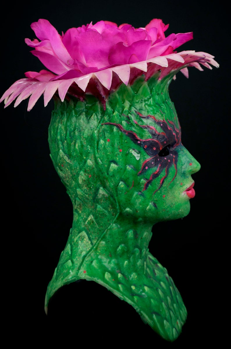 Halloween Silicone Mask flower Princess NEW Hand - Etsy