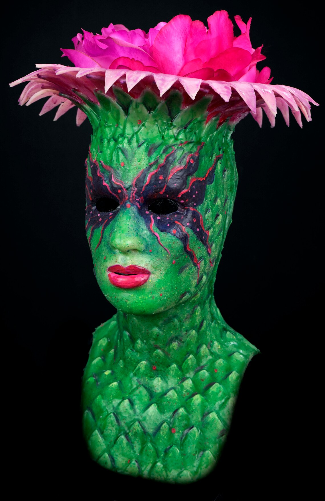 Halloween Silicone Mask flower Princess NEW Hand - Etsy