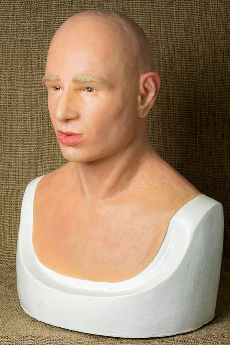 Handmade Realistic Silicone Mask: Young Man "hans", Pro Quality - Etsy