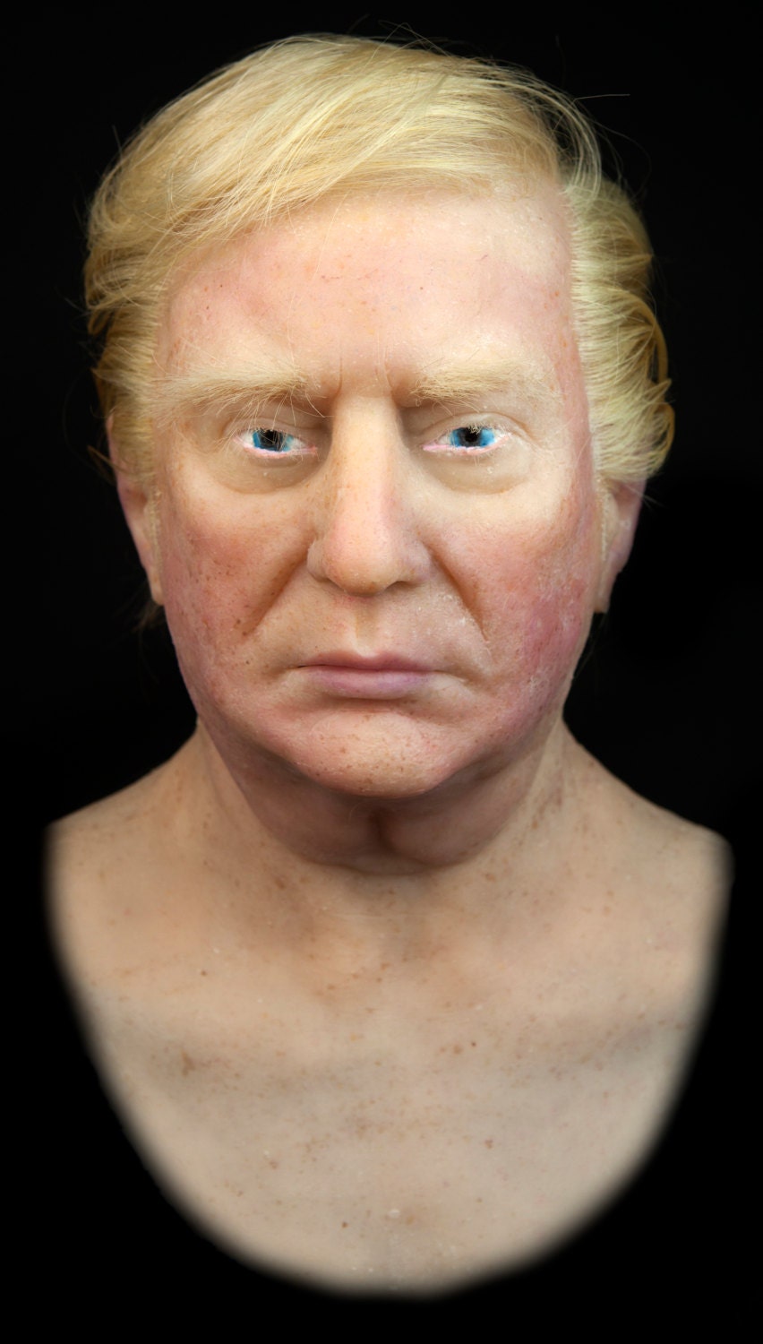 Handmade Donald Trump Silicone Mask, Realistic Halloween Mask - Etsy