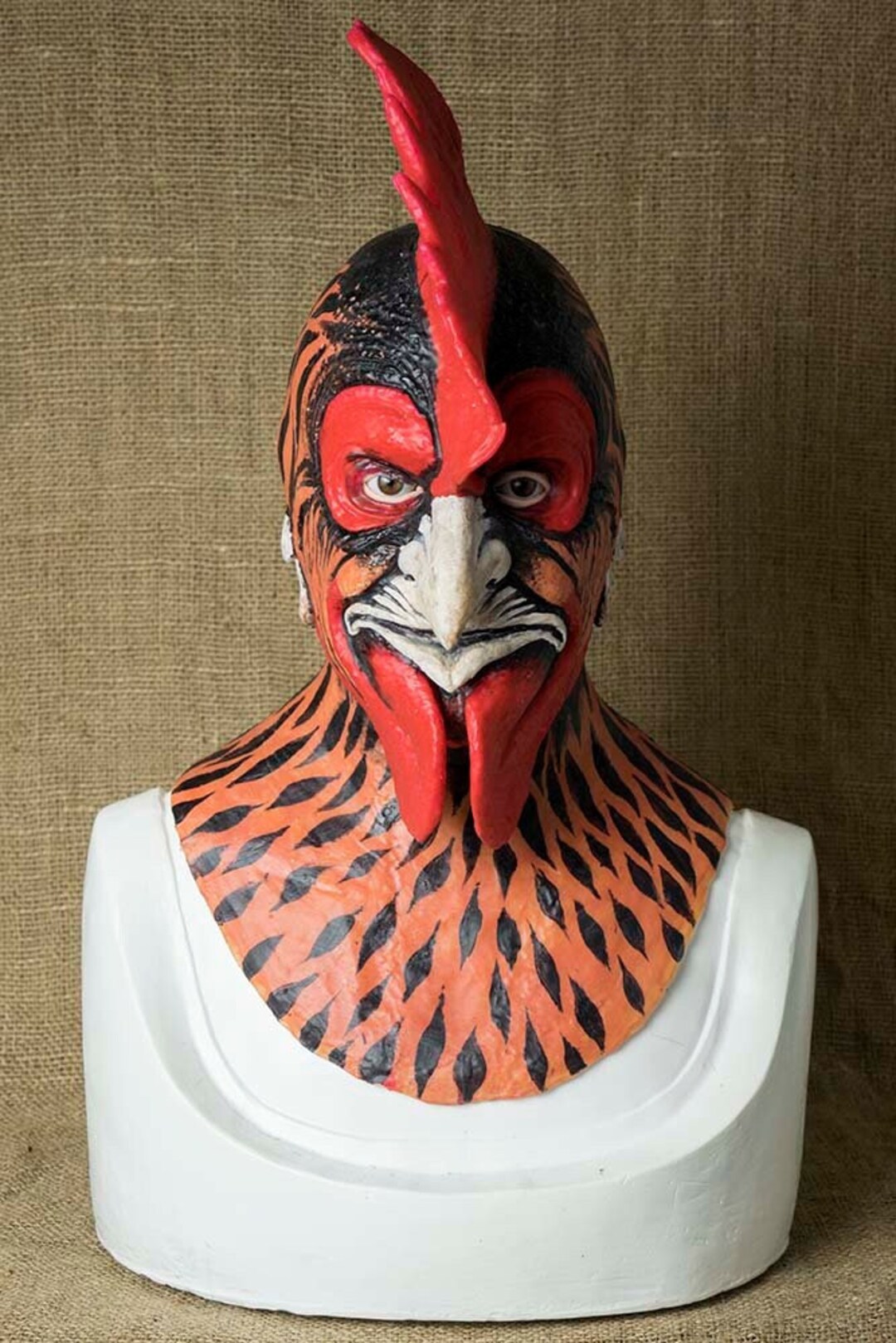 Silicone Mask "mr Rooster" Halloween High Quality, Realistic, Hand Made ...