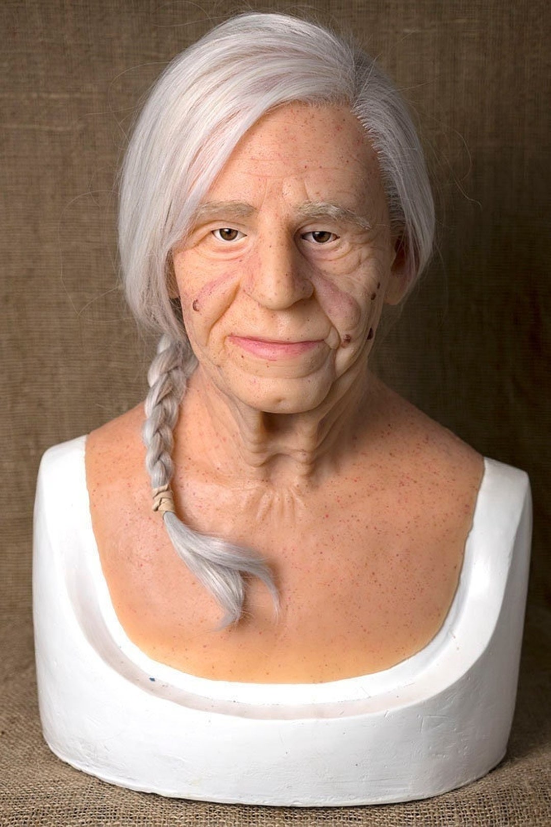 Grandmother Roberta Silicone Mask: Terrifically Realistic Halloween ...