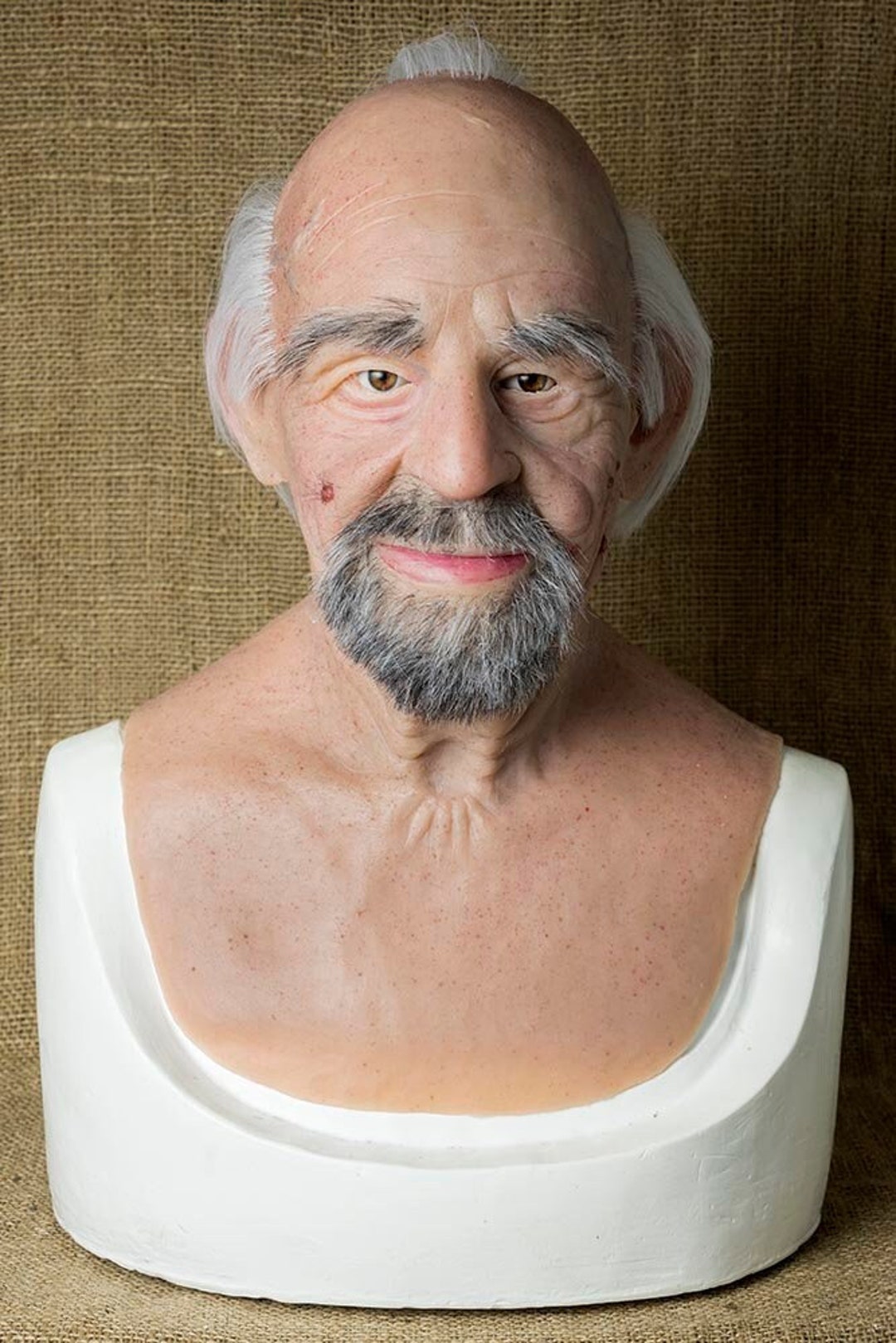Handmade Silicone Old Man Mask "joaquin" - Halloween Costume - Etsy