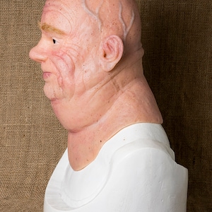 Silicone "fat Punk Willy" Mask: Handmade Old Man Halloween Mask - Etsy