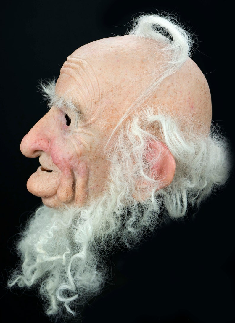 Halloween Silicone Mask Old Dwarf NEW Hand Made | Etsy