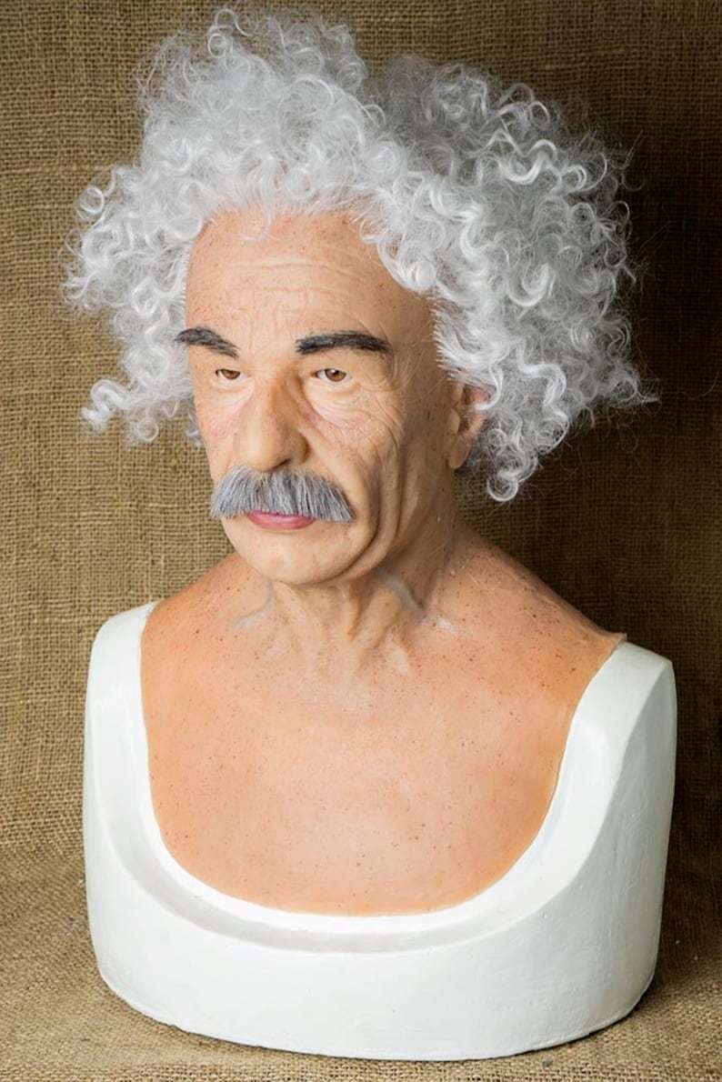 Halloween Silicone Mask: "albert Einstein" Realistic Human Mask - Etsy UK