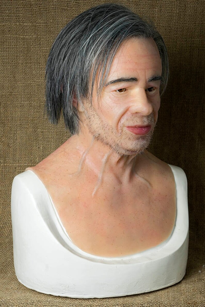 Handmade Silicone Old Man Mask: Realistic Halloween Mask "pavel" - Etsy