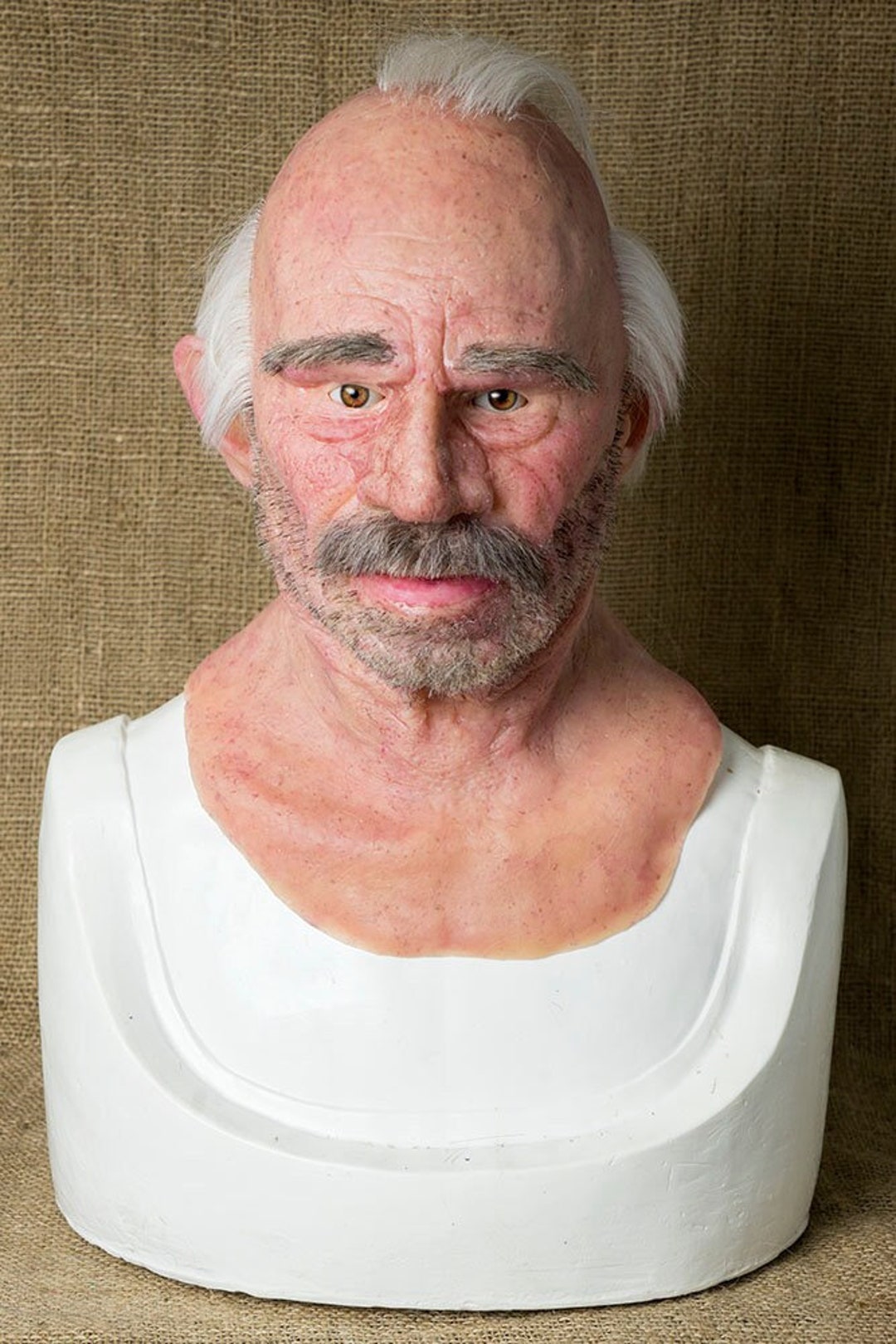 Handmade Silicone Old Man Mask: Realistic Halloween Mask "kazimir" - Etsy