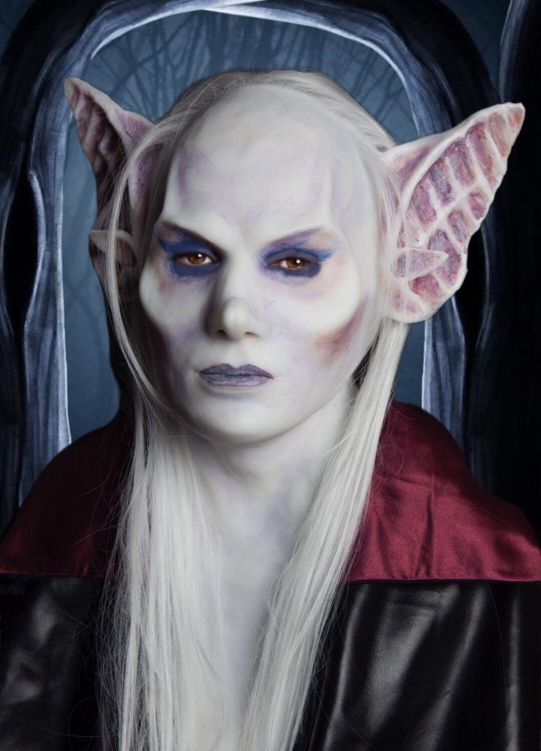 Handmade Silicone "dark Elf Queen" Mask: Terrifically Realistic ...