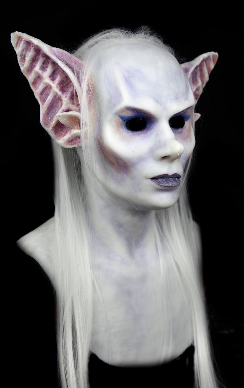 Silicone Mask "dark Elf Queen" Hand Made, Unique, Custom Mask, Human ...