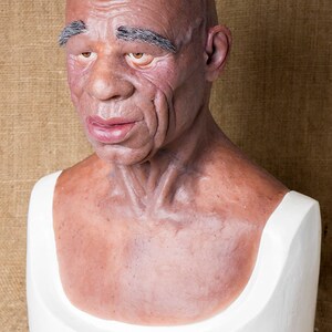 Realistic Hand Made Silicone "joseph" Mask by the Masker, Old Man, Hand ...