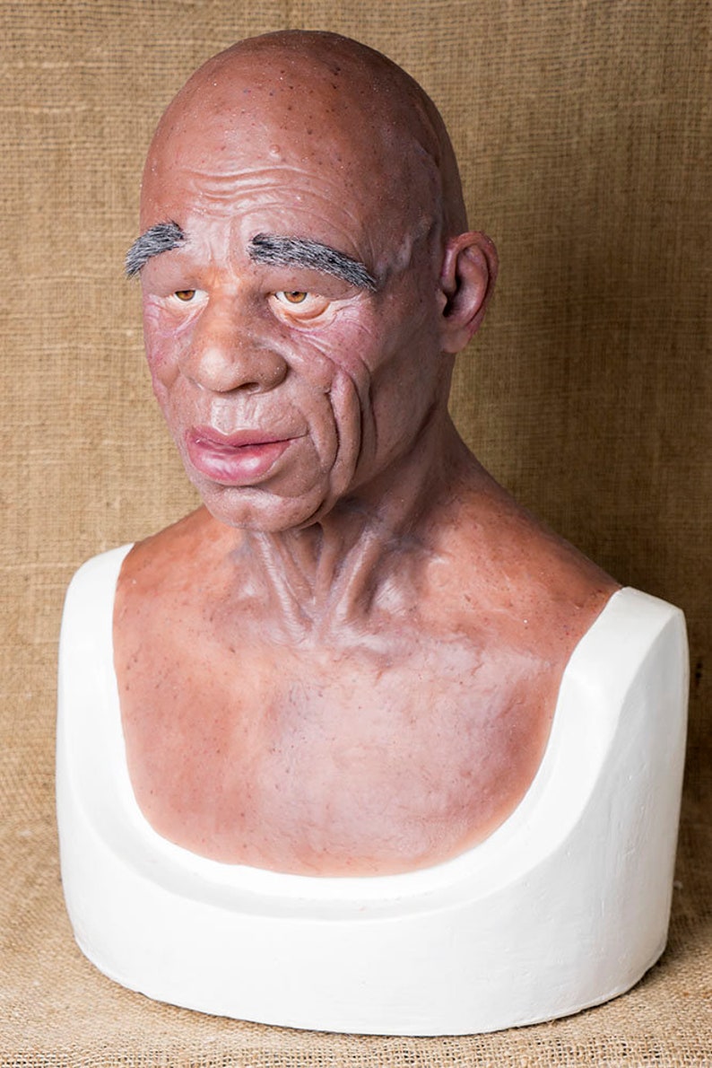 Realistic Hand Made Silicone "joseph" Mask by the Masker, Old Man, Hand ...