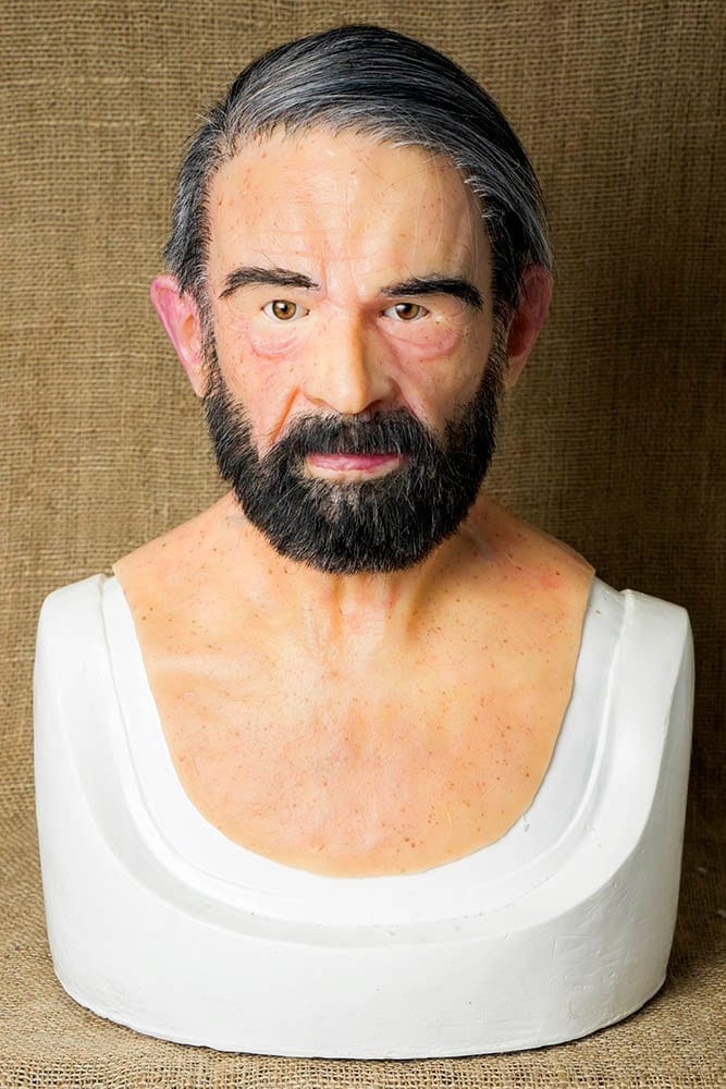 Silicone Mask Old Man Sean Hand Made Halloween High Quality Realistic