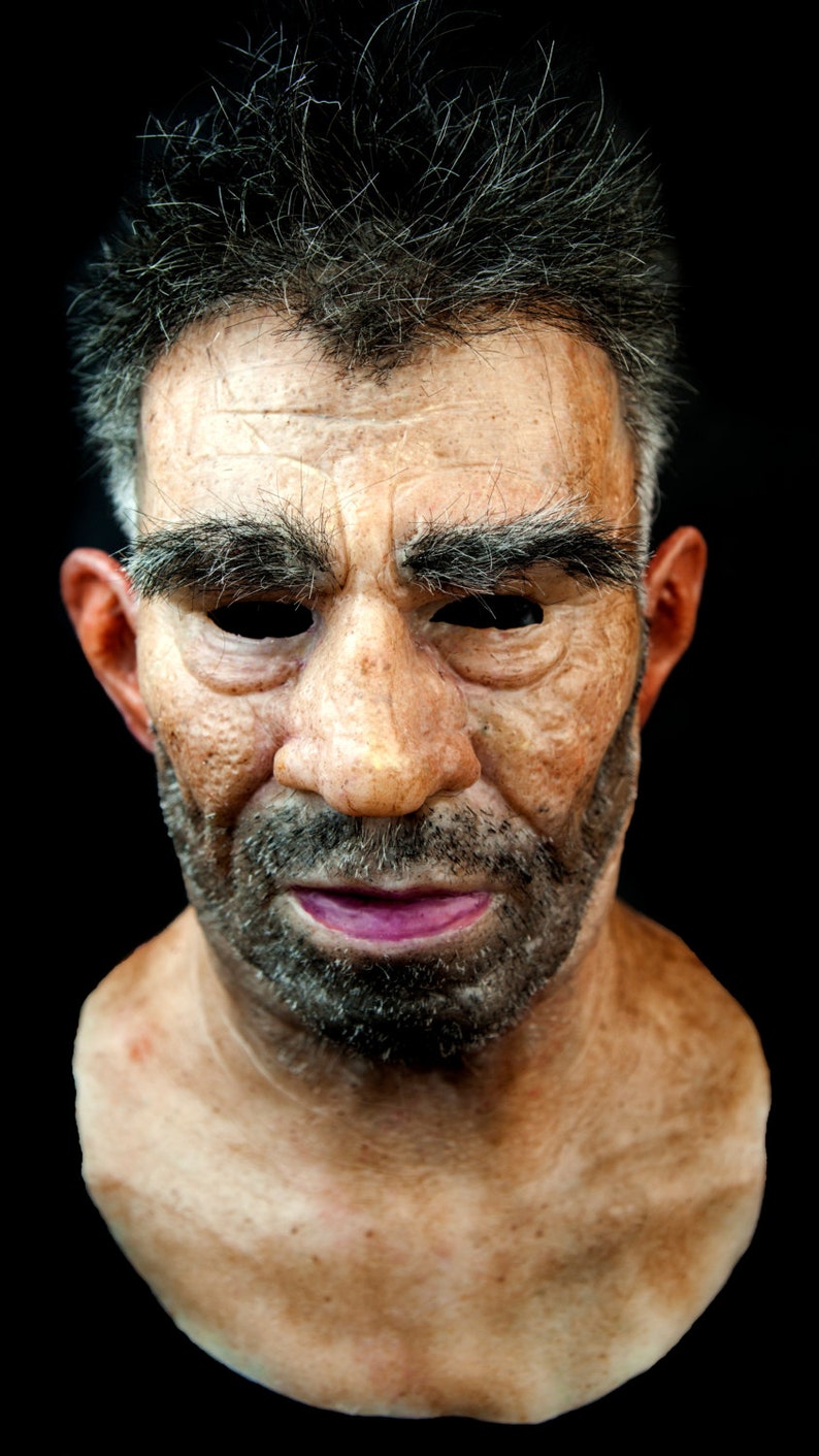 Silicone Mask Old Man lucas Halloween, Pro High Quality, Unique ...