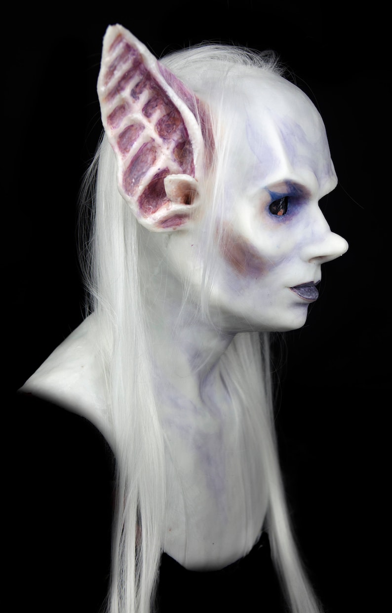 Silicone Mask "dark Elf Queen" Hand Made, Unique, Custom Mask, Human ...