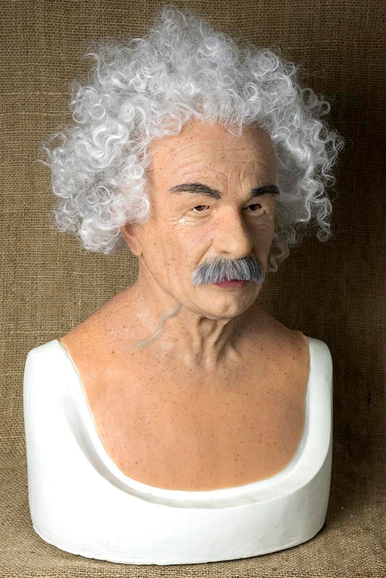 Halloween Silicone Mask: "albert Einstein" Realistic Human Mask - Etsy UK