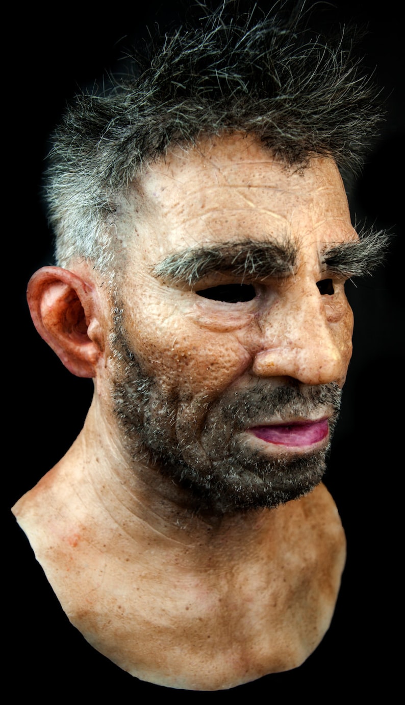 Silicone Mask Old Man lucas Halloween, Pro High Quality, Unique ...