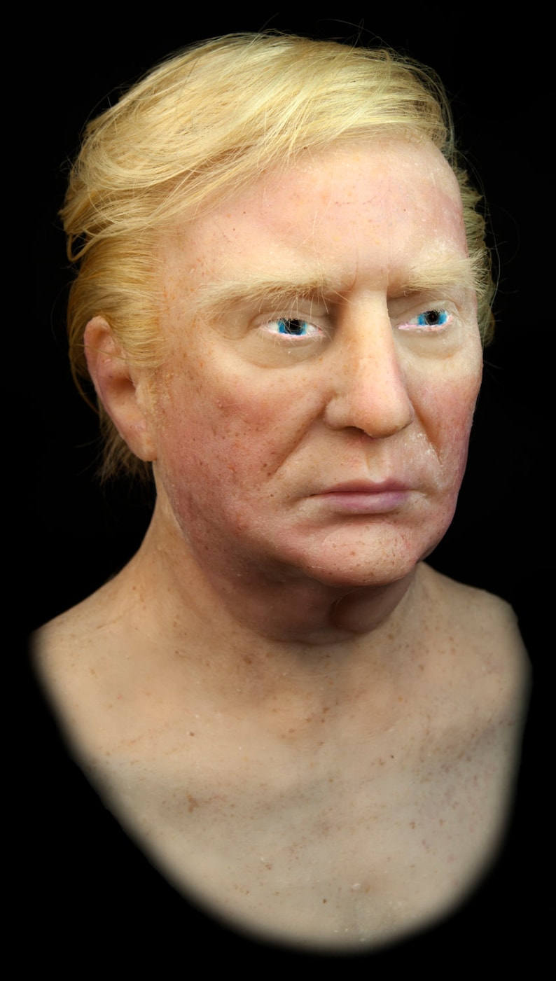 Handmade Donald Trump Silicone Mask, Realistic Halloween Mask - Etsy