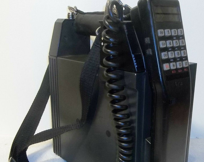 Vintage 1987 RADIO SHACK CELLUFONE 200 Model 17-1003 Heavy 10lb. Cell ...