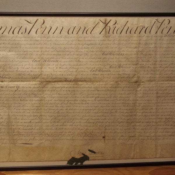 Antique Land Deeds - Etsy