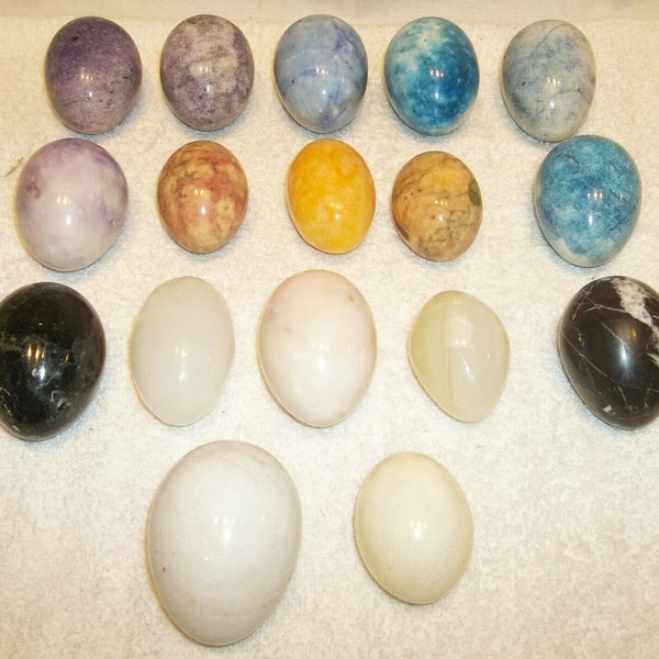 Alabaster Eggs - Etsy