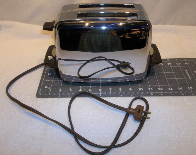 Antique Sunbeam T-10-B Chrome Toaster 1950's Collectible Vintage ...