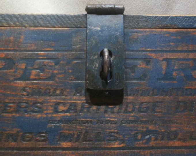 Antique Peters Wooden Shotgun Shell Box 410 Ga. Slug Crate Tool Box ...