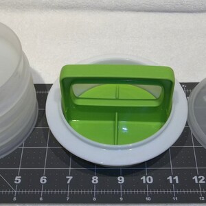 Jumbo Vintage Tupperware Hamburger Keepers Set 1/3 or 1/4 LB | Etsy