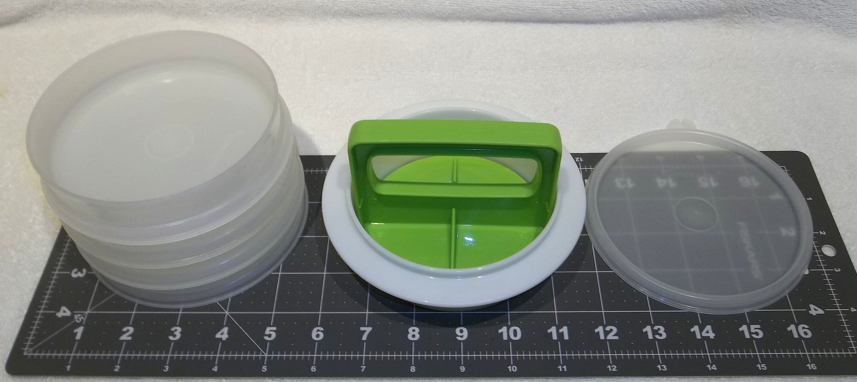 Jumbo Vintage Tupperware Hamburger Keepers Set 1/3 or 1/4 LB | Etsy