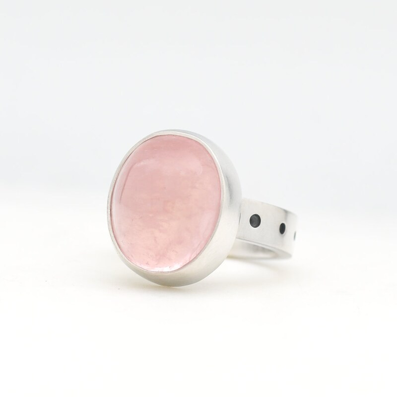 Pink Beryl Ring - Etsy