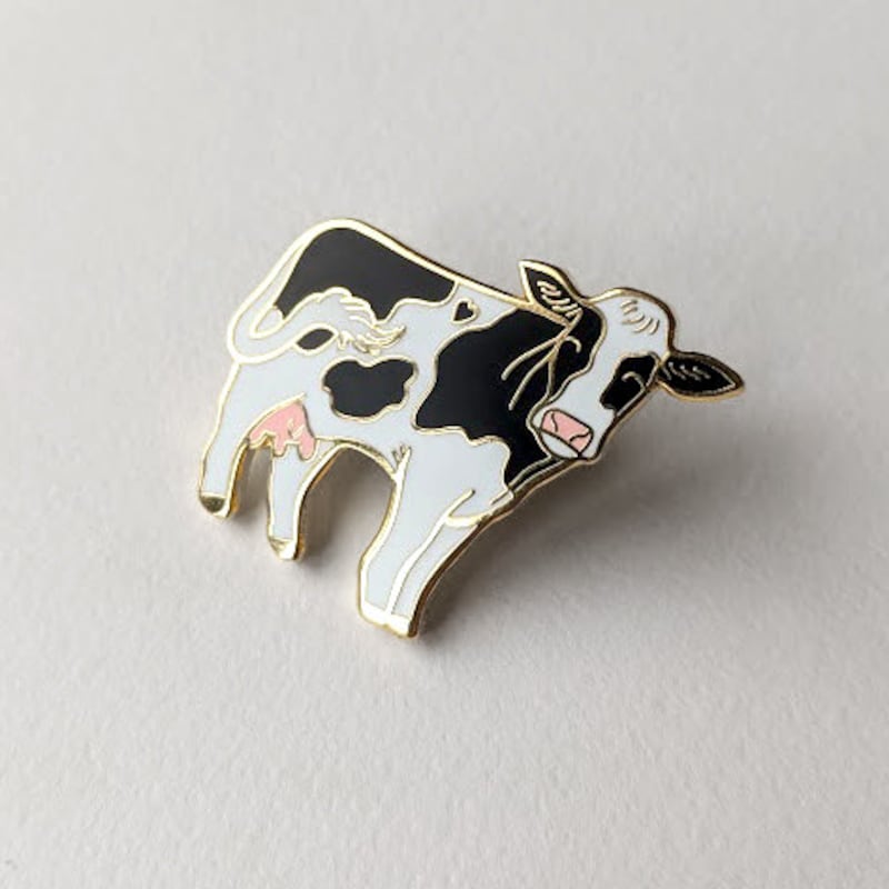 Cow Pin - Etsy