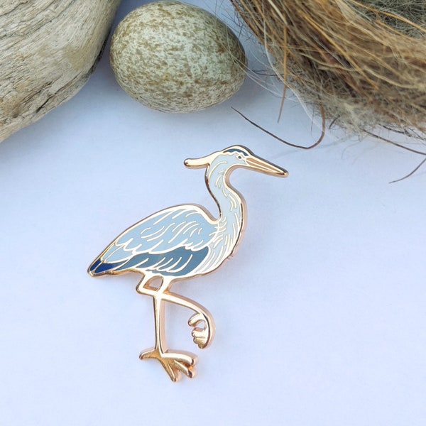 Blue Bird Pin - Etsy