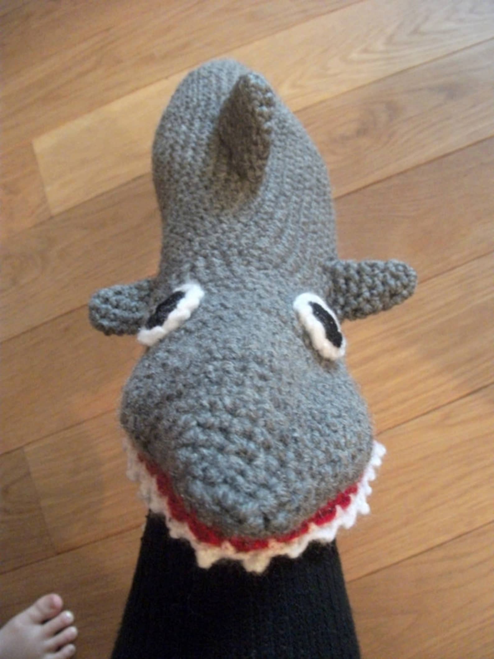 Crochet Pattern Shark Slippers Adult Sizes EUR Size 35 to 46 - Etsy