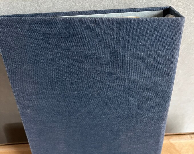 Vintage 1960s Blue Canvas 3-ring Binder, Westab Hytone No. 2806 With ...
