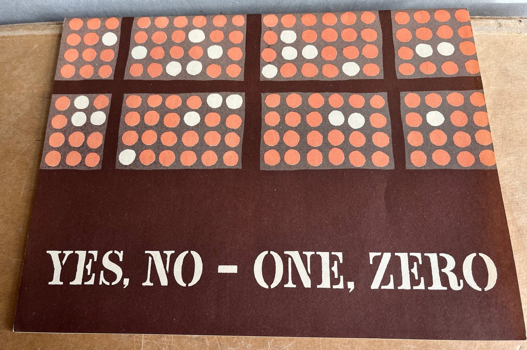 Yes, No One, Zero the Language of Electronic Computers: Vintage 1958 ...