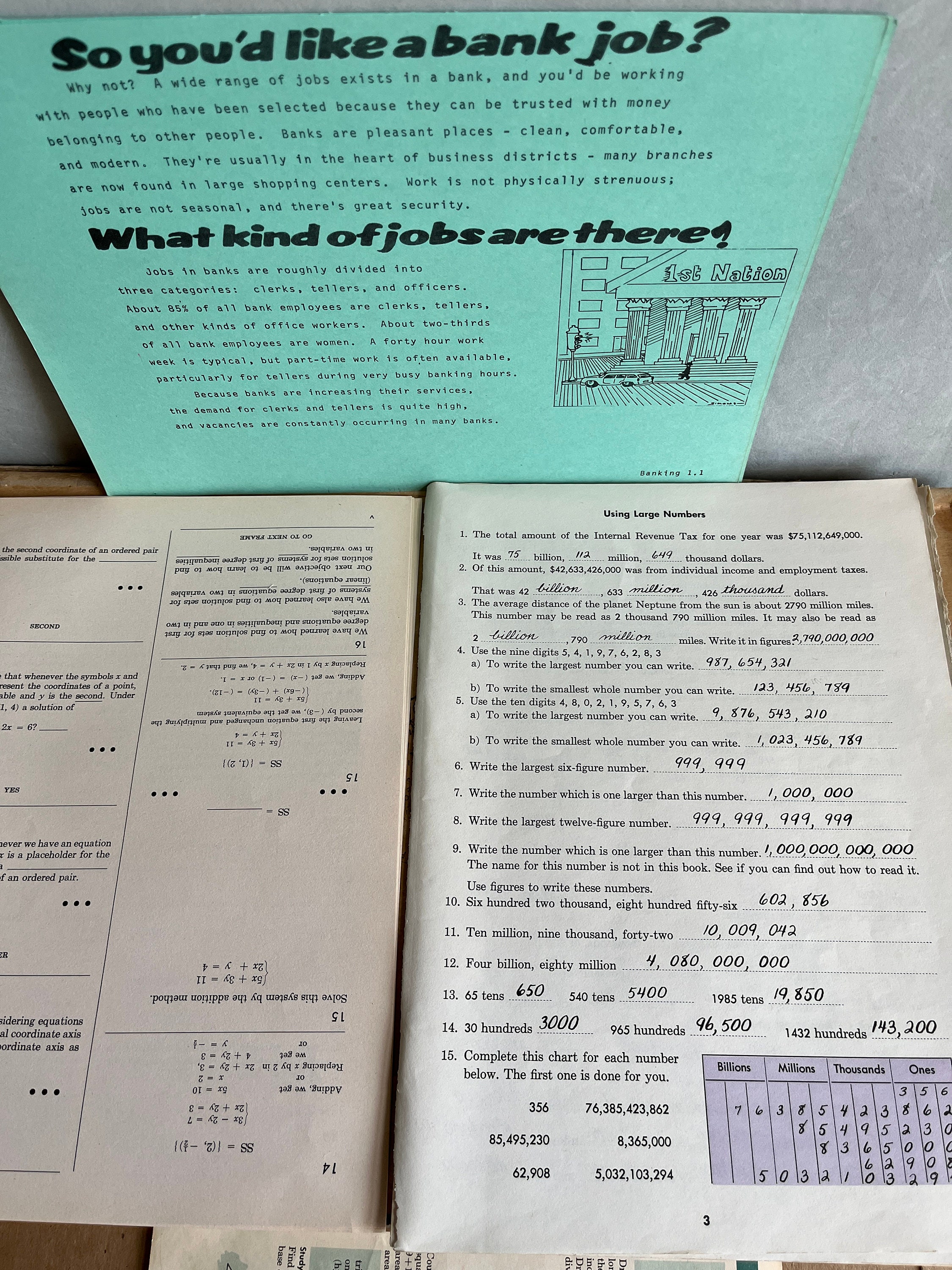 Mid Century Math Ephemera Set: Graph Paper & Vintage - Etsy