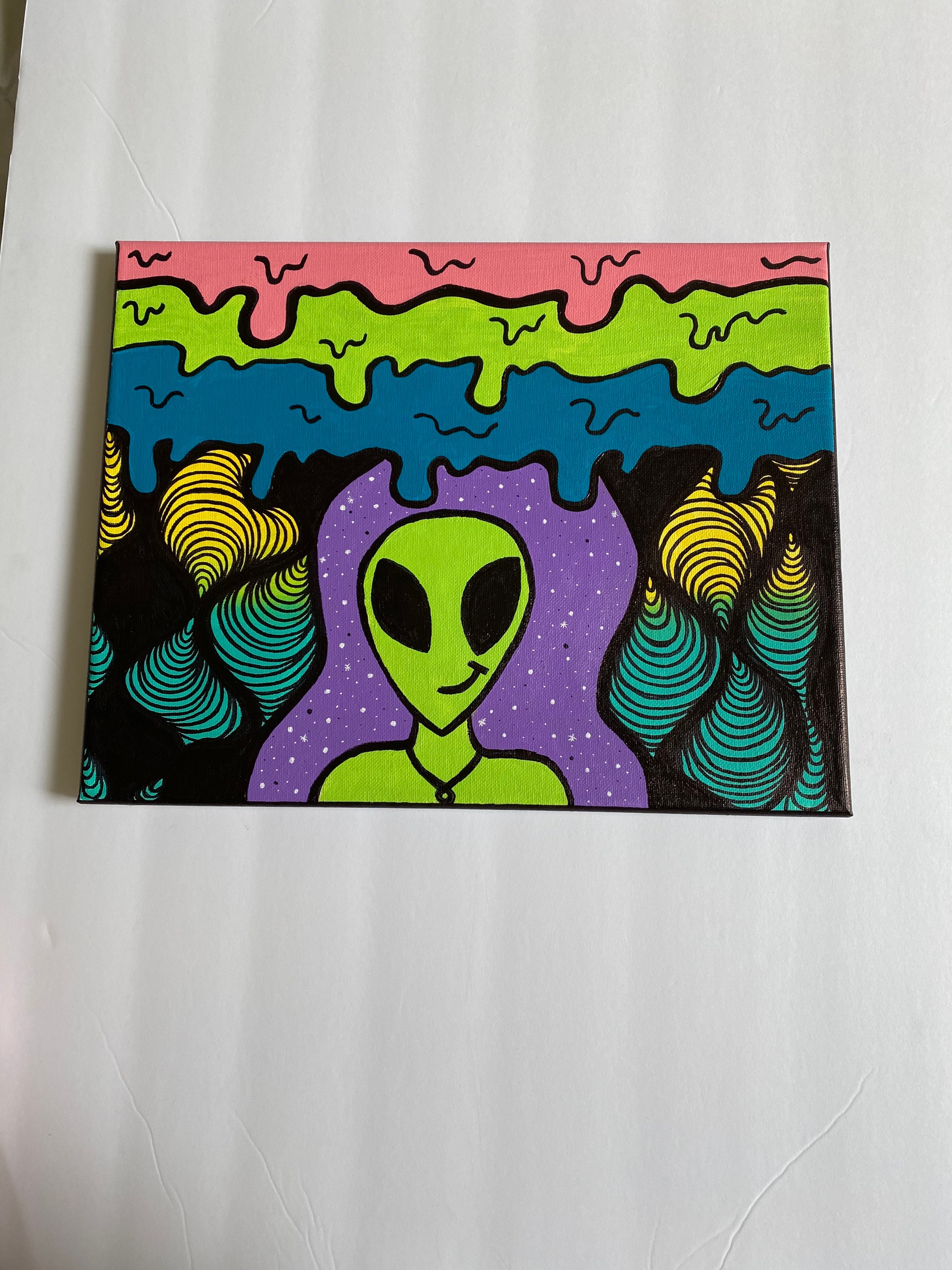 Trippy Drippy Alien - Etsy