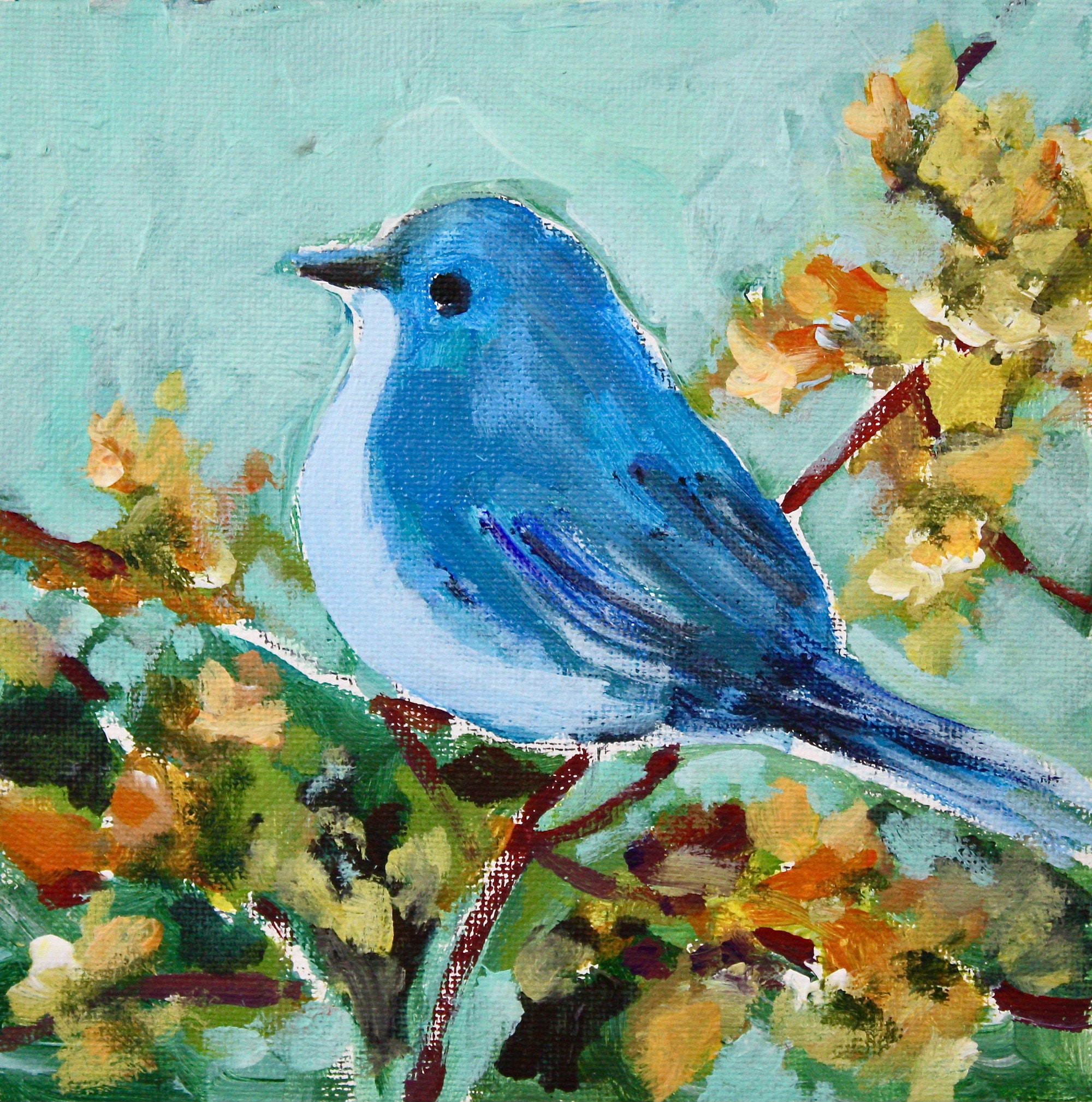 Paintings Of Birds In Acrylic