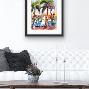 Anna Maria Island , Sarasota Art, Tropical Print, Florida Themed Art ...