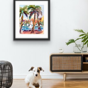 Anna Maria Island , Sarasota Art, Tropical Print, Florida Themed Art ...
