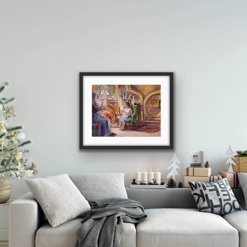 LOTR, Hobbit House, Gandalf and Frodo Smoking Pipes, Pipe Smoking in ...