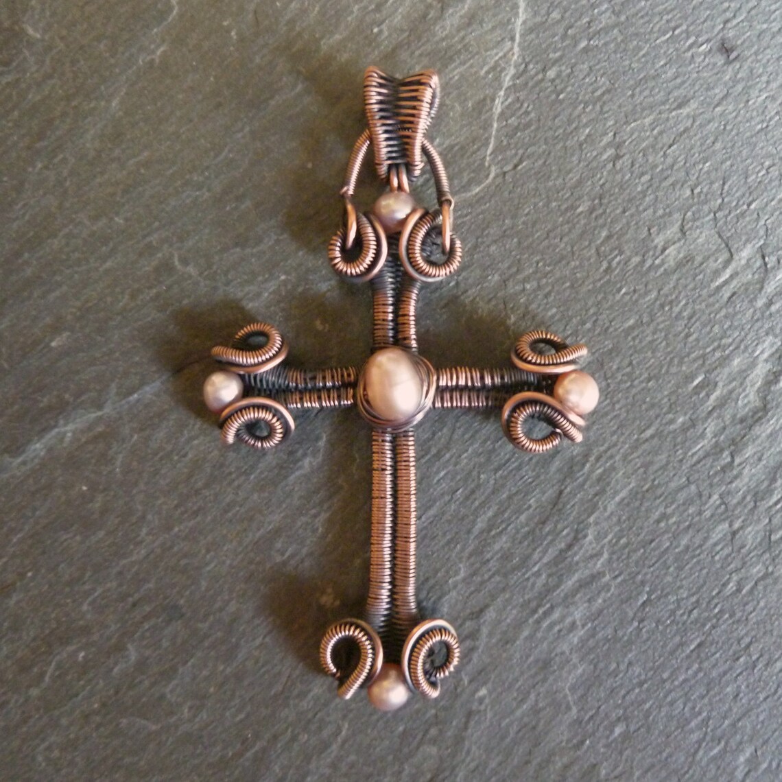 TUTORIAL Scrolls and Coils Cross Wire Wrapped Tutorial - Etsy