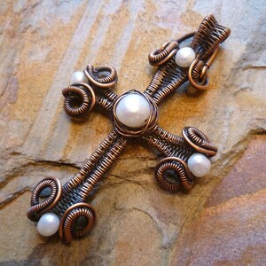 TUTORIAL - Scrolls and Coils Cross - Wire Wrapped Tutorial - Jewelry ...