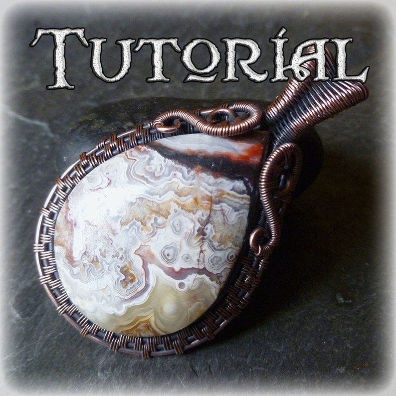 TUTORIAL Winged Elegance Wire Wrapped Pendant Lesson for a - Etsy