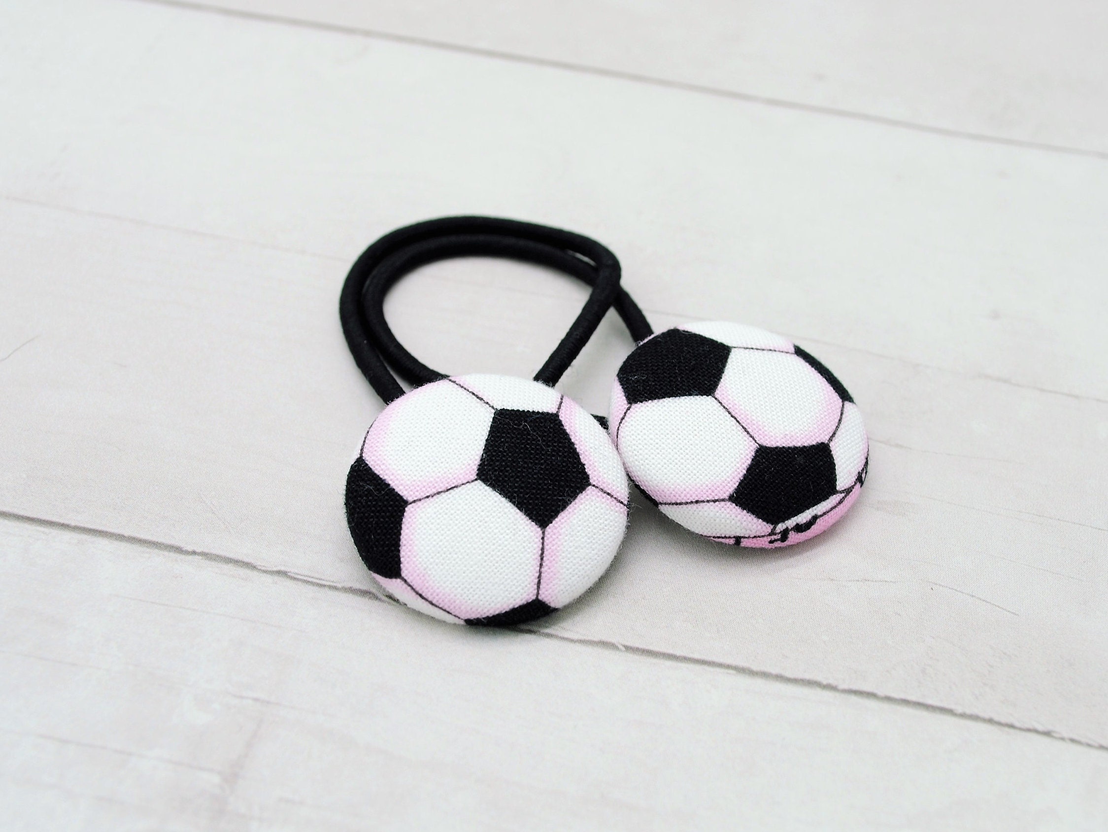 Soccer Player Ponytail Holder, Futbol Hair Tie, Soccer Lover Gift ...
