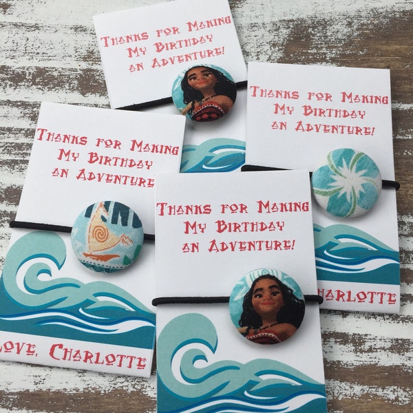 Moana Party Favors - Etsy