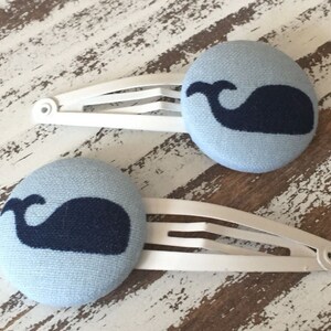 Blue Whale Ponytail Holder Preppy Hair Clip Hair Elastic - Etsy