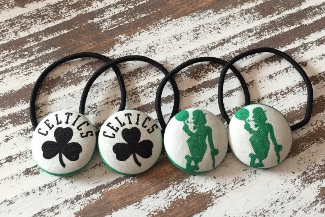 Stocking Stuffer, Boston Celtics Ponytail Holder, Hair Tie Boston ...