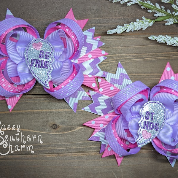 Best Friends Bow - Etsy